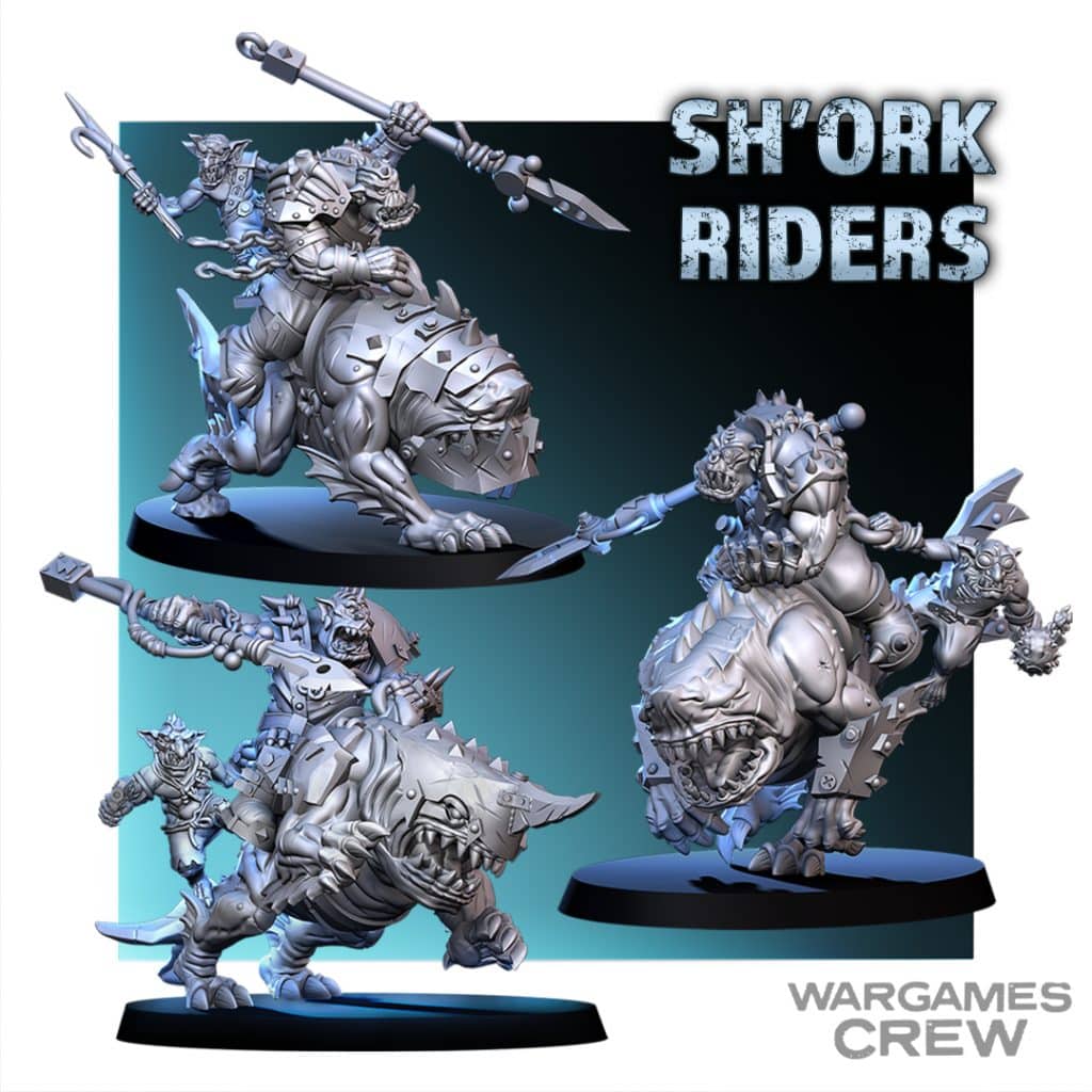 Sh'ork Riders - Wargames Crew