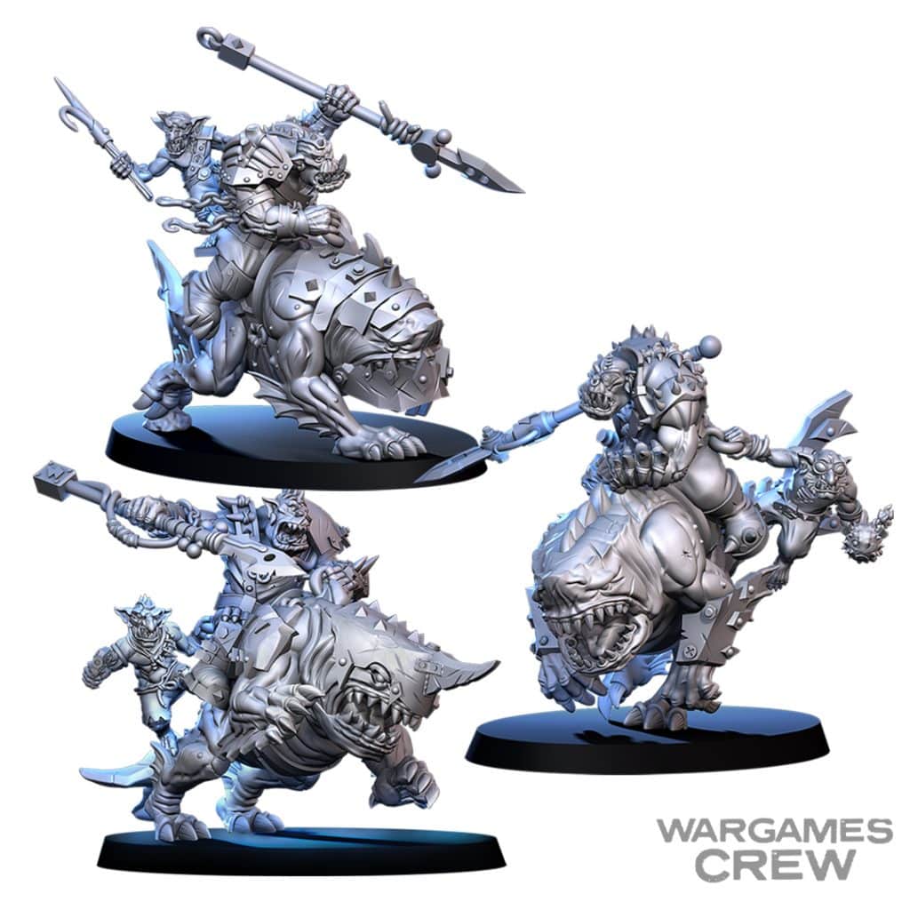 Sh'ork Riders - Wargames Crew