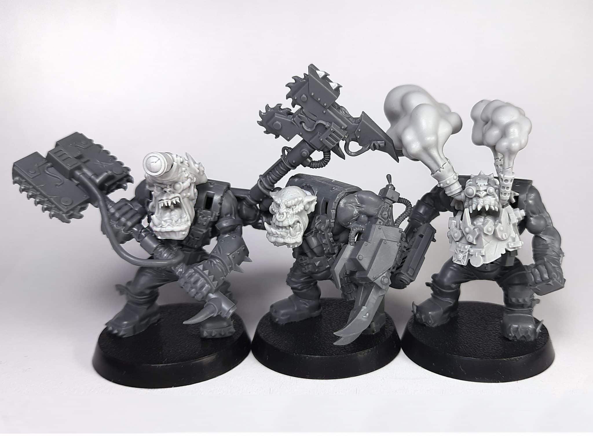Officer Ork Heads - Wargames Crew