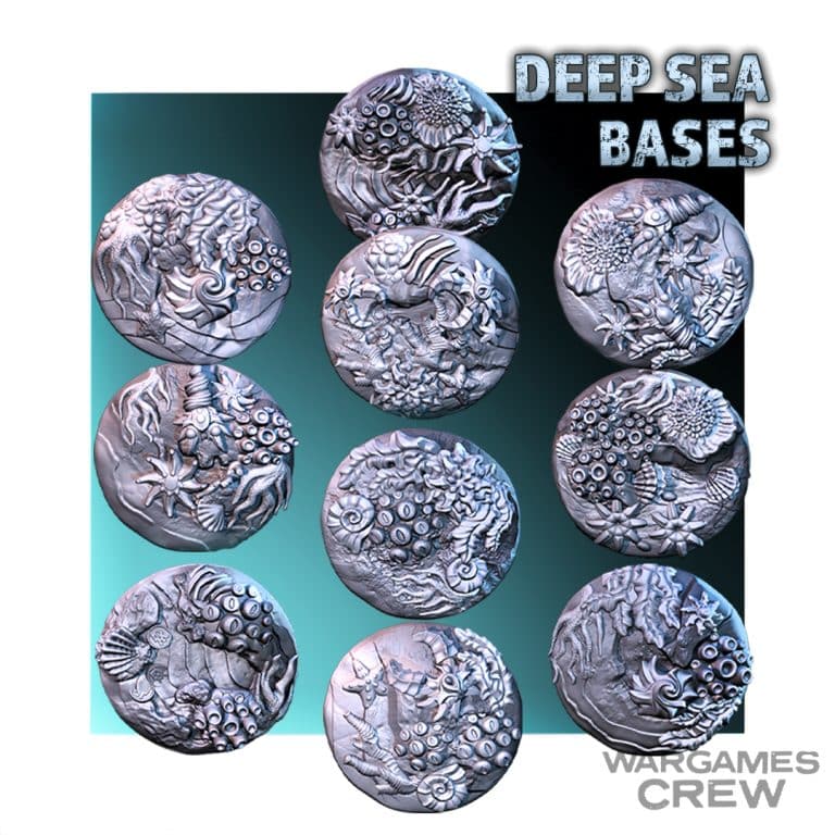 Deep Sea Bases 32mm - Wargames Crew