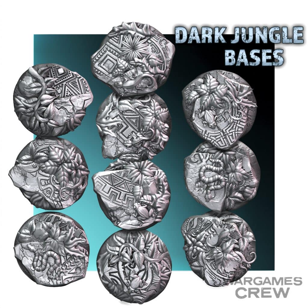 Jungle Bases 32mm - Wargames Crew