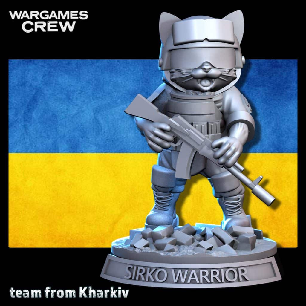 Sirko Warrior STL - Wargames Crew