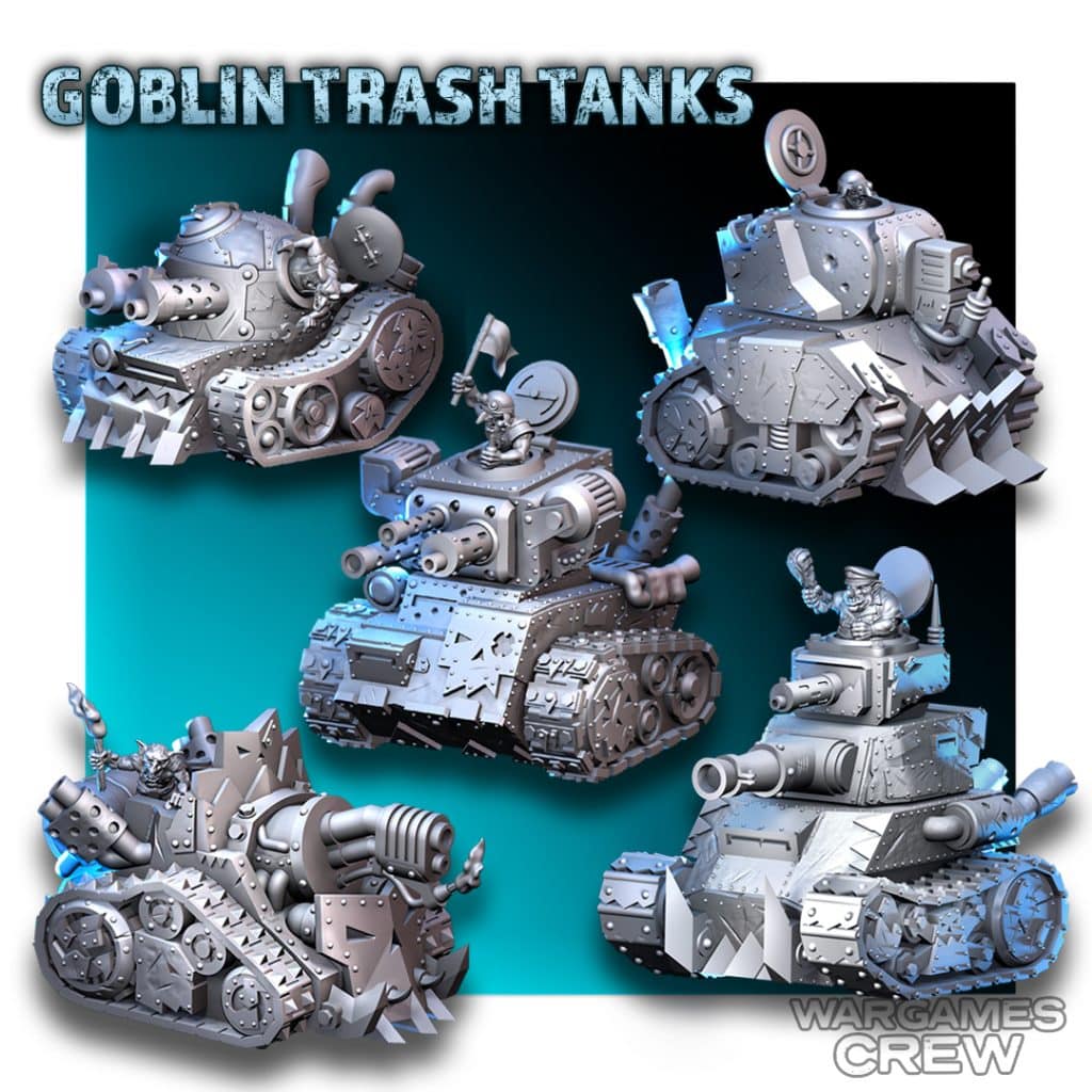 Goblin Trash Tanks - Wargames Crew