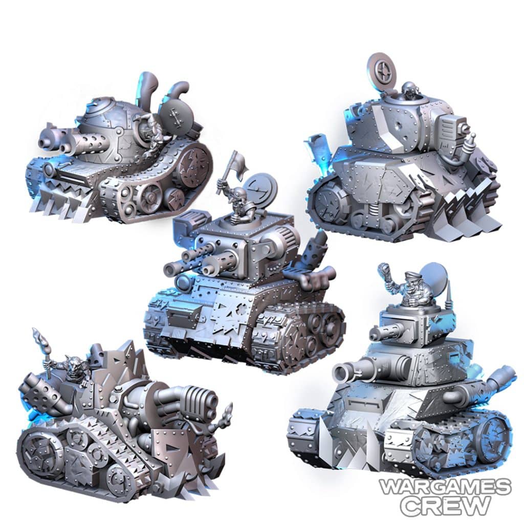 Goblin Trash Tanks - Wargames Crew