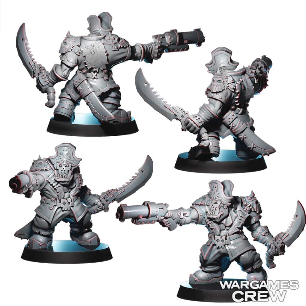 Orck Pirate Sailors - Wargames Crew