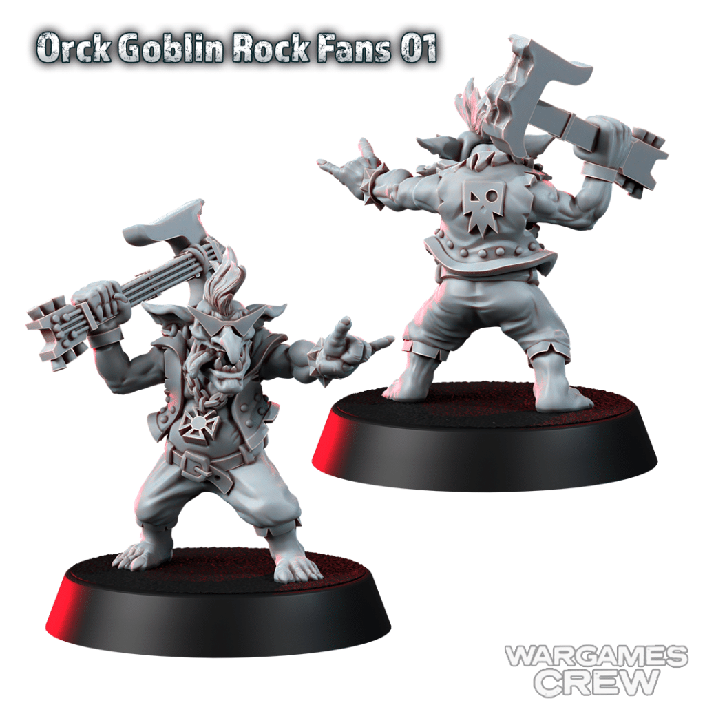 Orck Goblin Rock Fans Horde - Wargames Crew