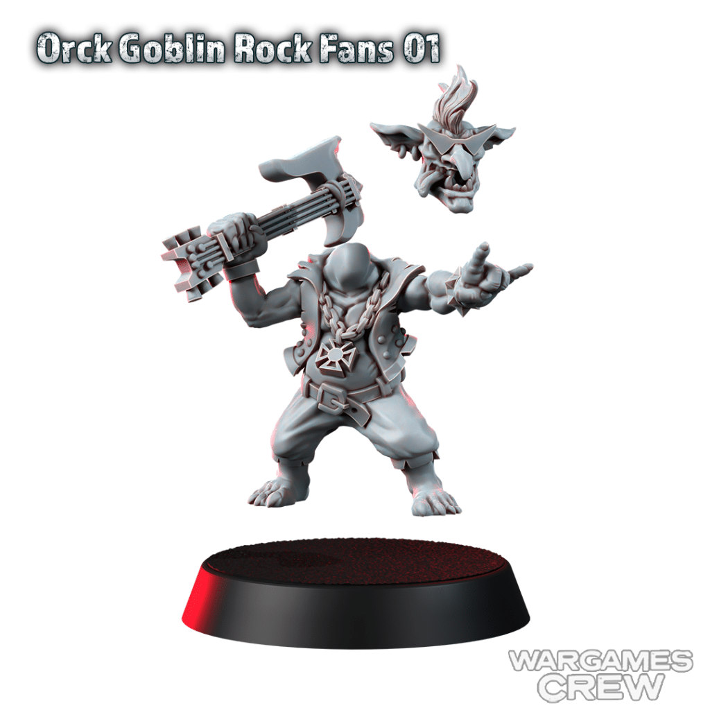 Orck Goblin Rock Fans Horde - Wargames Crew