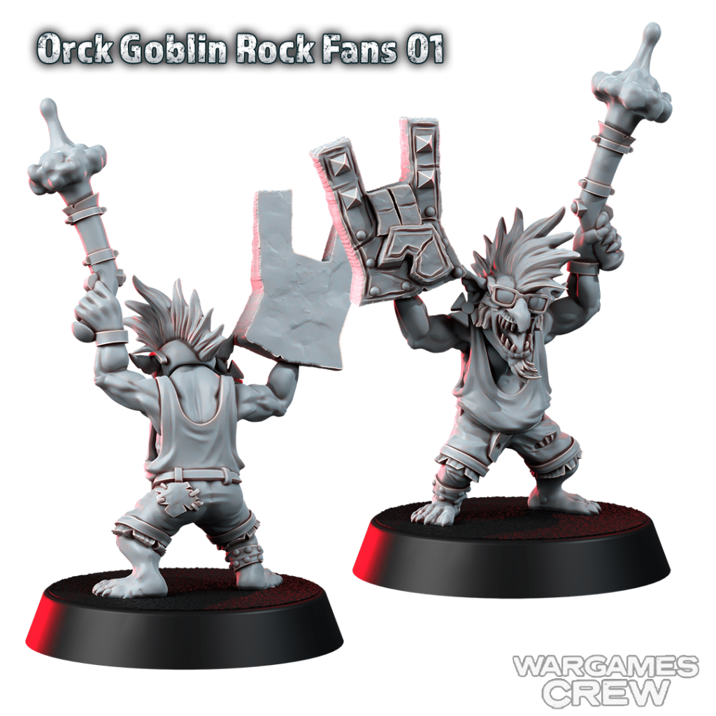 Orck Goblin Rock Fans Horde - Wargames Crew