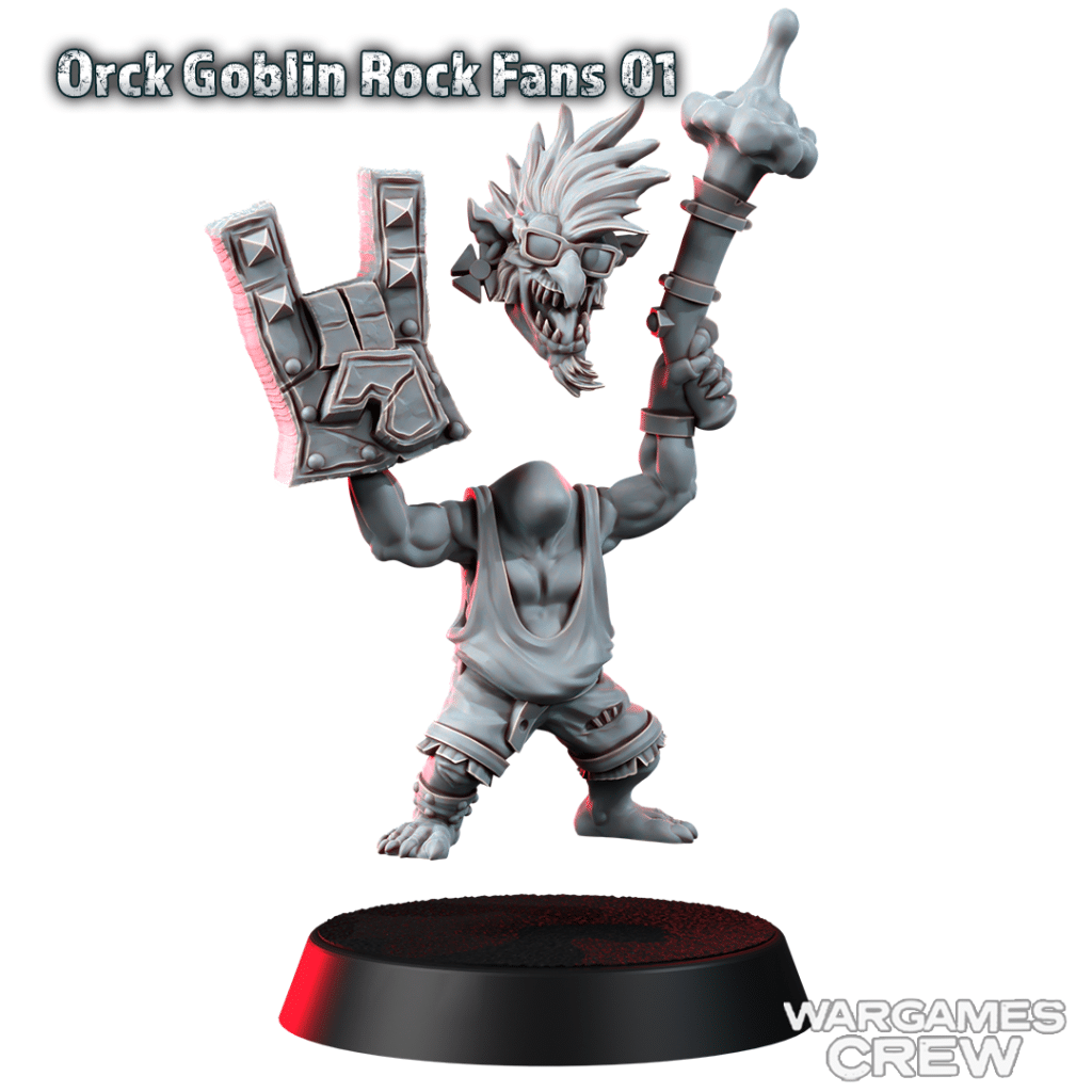 Orck Goblin Rock Fans Horde - Wargames Crew