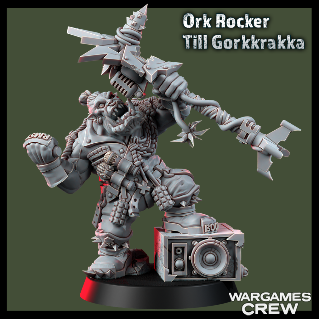 Orck Rocker Till Gorkkrakka - Wargames Crew
