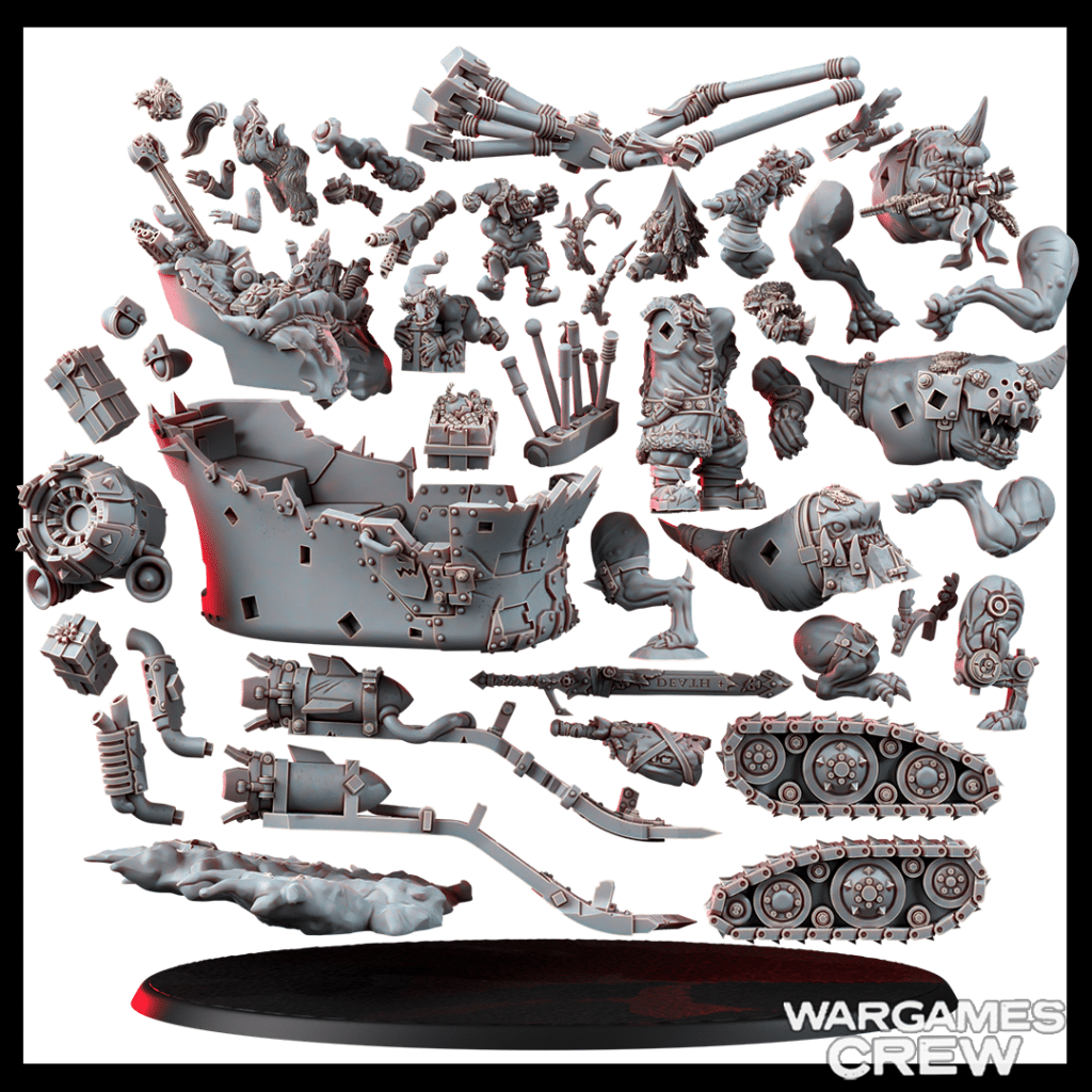 Ork Buggy Green Hunta's Ride - Wargames Crew