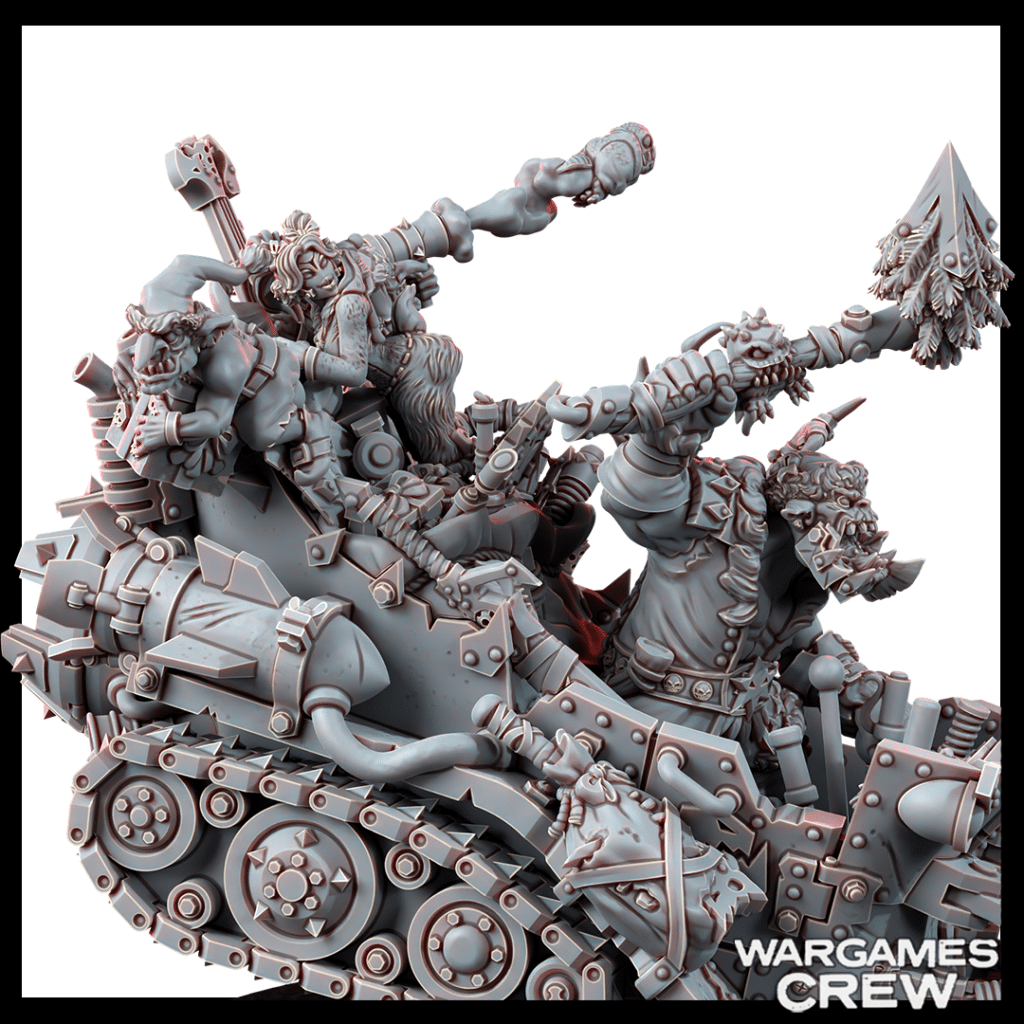 Ork Buggy Green Hunta's Ride - Wargames Crew