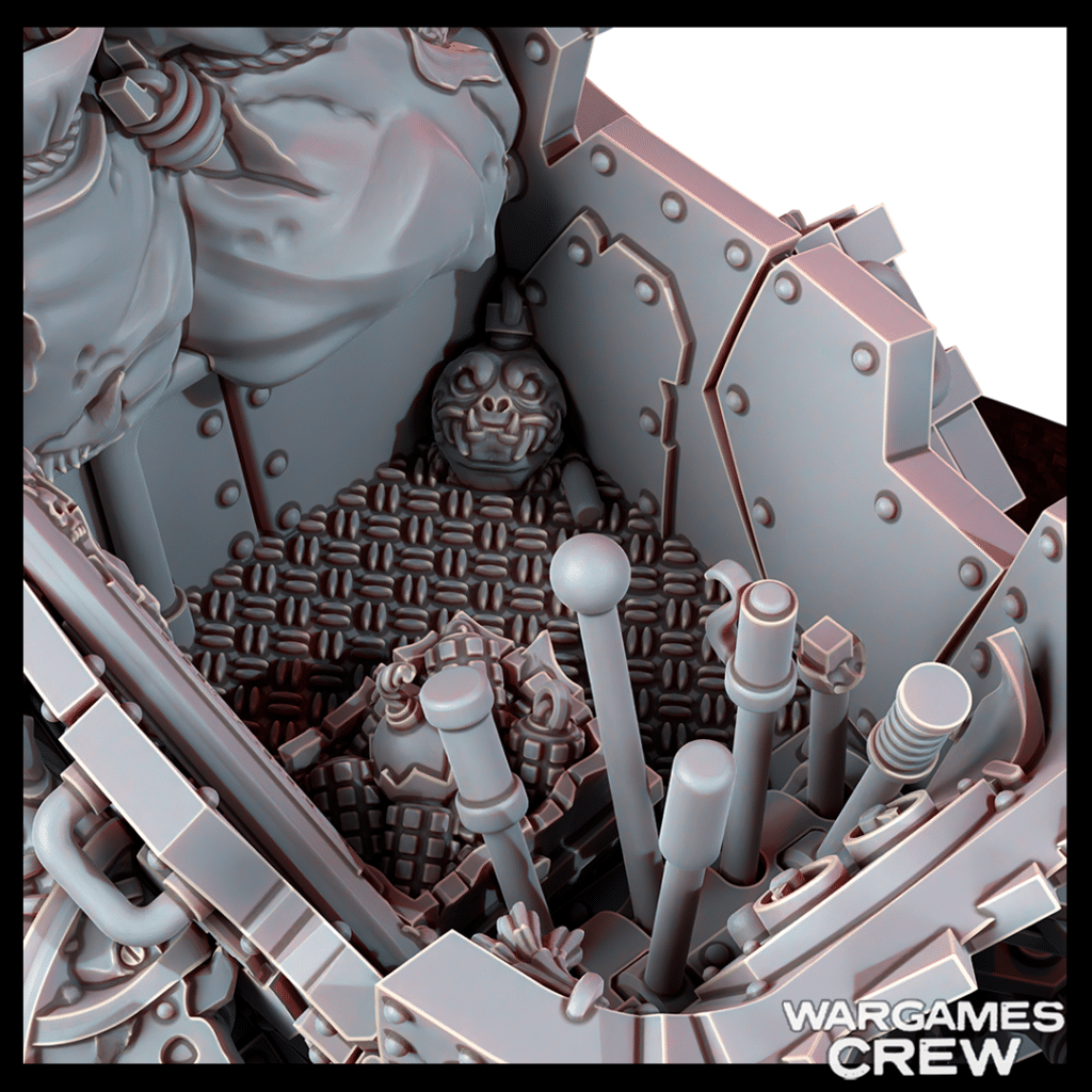 Ork Buggy Green Hunta's Ride - Wargames Crew