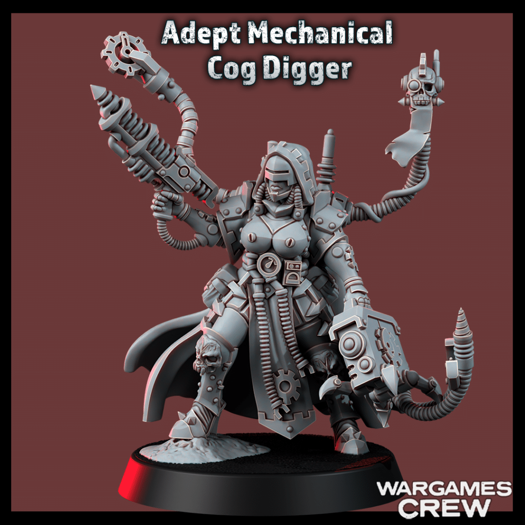 Adept Mechanical Cog Digger - Wargames Crew