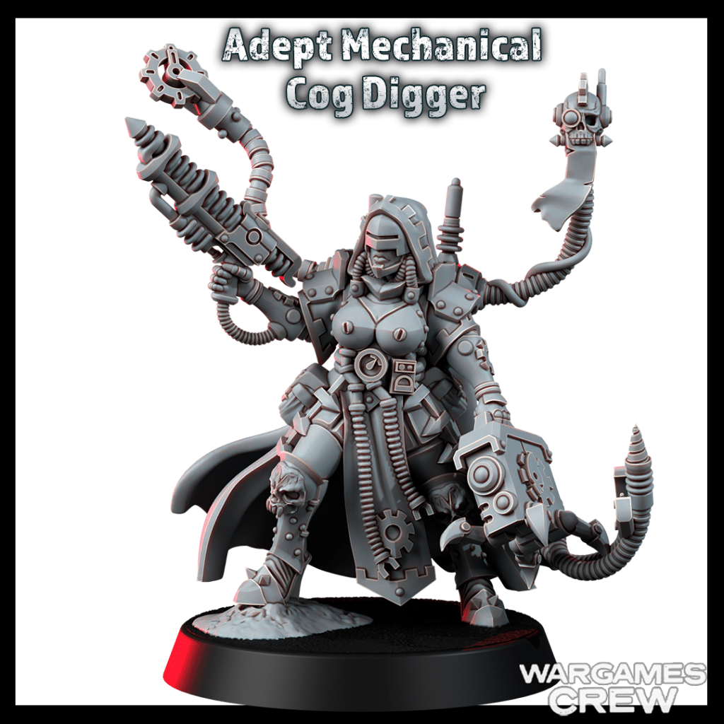Adept Mechanical Cog Digger - Wargames Crew