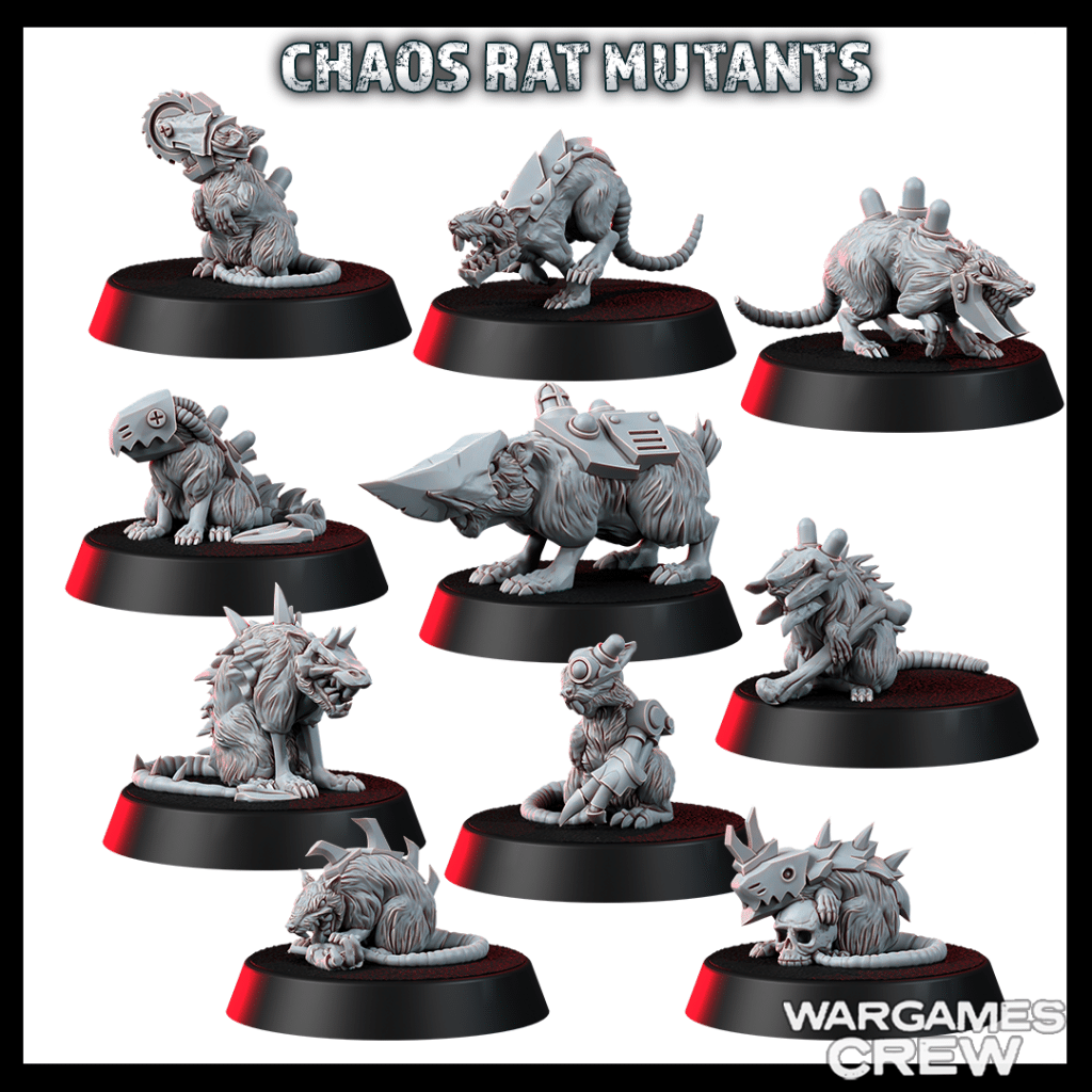 Chaos Rat Mutants - Wargames Crew