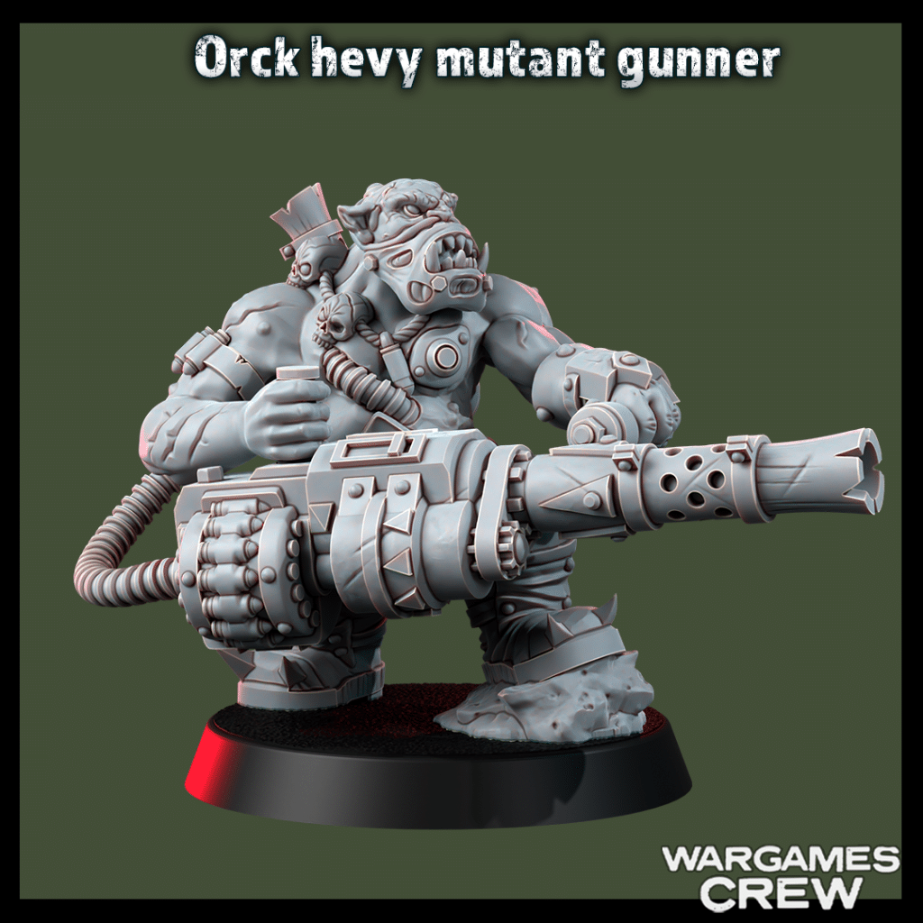 Orck Hevy Mutant Gunner - Wargames Crew