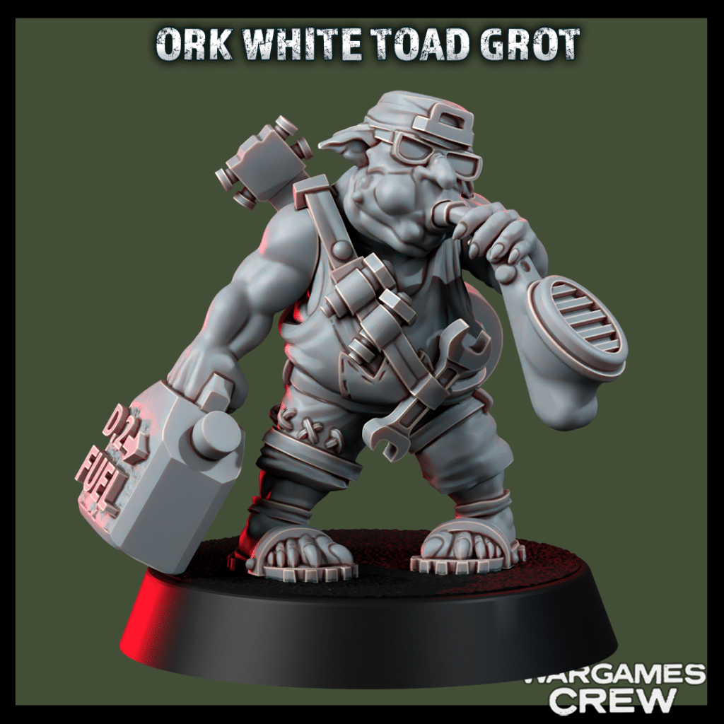 ORK WHITE TOAD GROT - Wargames Crew