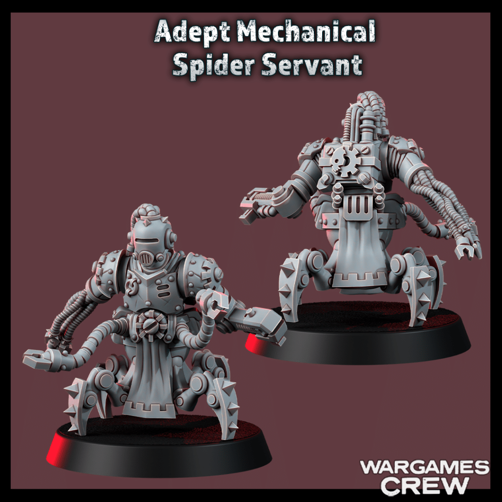 Adept Mechanical Spider Servant - Wargames Crew