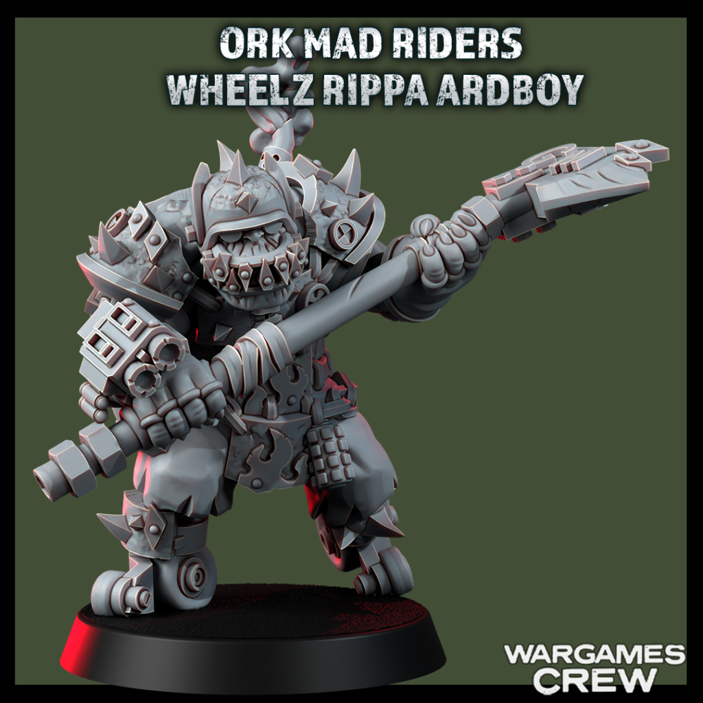 Orck Mad Riders WheelZ Rippa Ardboy - Wargames Crew