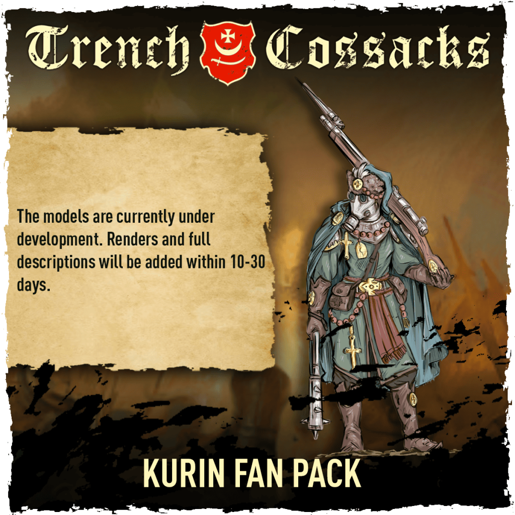 TRENCH COSSACKS KURIN FAN PACK x13 models - Wargames Crew